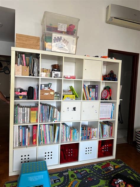 Ikea Kallax Bookshelf With Storage Furniture And Home Living Furniture