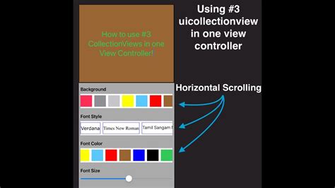 Ios Swift Multiple Collection Views In One View Controller In Swift Youtube