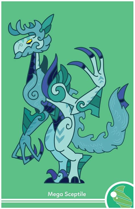 Pokemon 254 Mega Evolution Redesign Mega Sceptile Treecko Line
