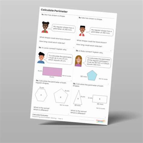 Year 3 Measure Perimeter Reasoning And Problem Solving 2 Resource Classroom Secrets