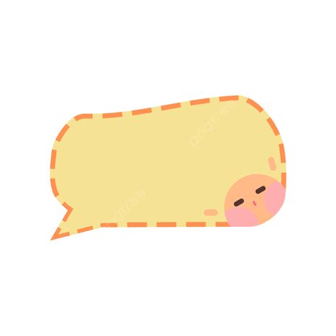 Dialog Box Clipart Hd Png Cartoon Cute Warm Yellow Orange Dialog Box