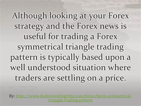 Forex Symmetrical Triangle Trading Pattern Ppt