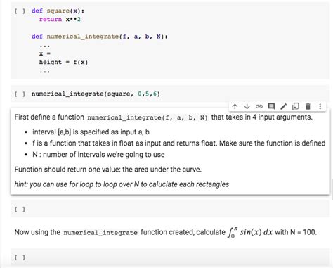 Solved Practice Numerical Integration Picture From Chegg