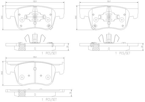 Brake Pad Brembo P 97 001