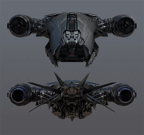 Artstation Terminator Salvation Hk He Tianxiang Space Ship Concept
