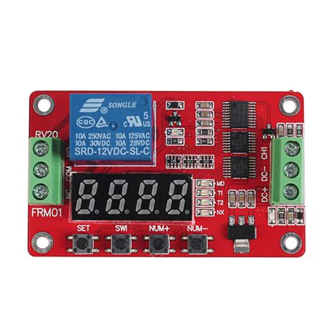 Ηλεκτρονικά Ρελέ 12v Dc Multifunction Self Lock Relay Timer Module