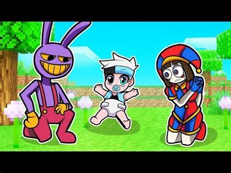 FUI ADOTADO Pelo THE AMAZING DIGITAL CIRCUS No Minecraft YouTube