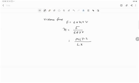 Viscosity Formula For Dimensional At James Mckeown Blog