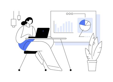 Data Visualization Software Isolated Cartoon Illustrations 52959936