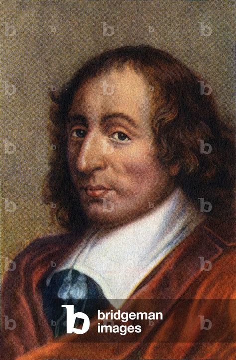 Image Of Portrait Of Blaise Pascal 1623 1662 French Physicist Mathematician And Writer By