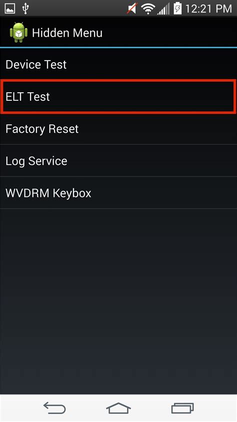 How To Unlock The Hidden Menu Run A Diagnostic Test On Your LG G LG G Gadget Hacks