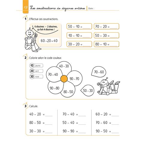Je réussis mes calculs au CE1