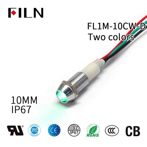 Filn 12mm 12 Volt Dc Indicator Lights Indicatorlight