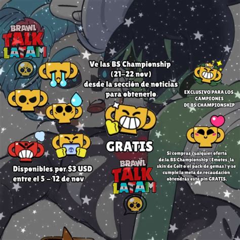 Brawl Stars Regala 3 Emotes Al Ver La Final De La Brawl Championship