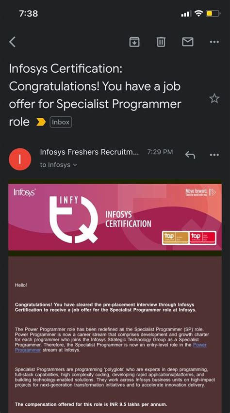 Lakha Rahman On Linkedin Infosys Specialistprogrammer Firstjob