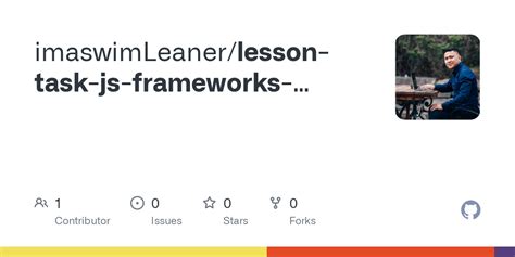 GitHub ImaswimLeaner Lesson Task Js Frameworks Module1 Lesson1 Master