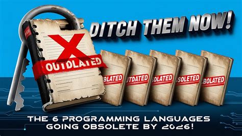 Ditch Them Now The 6 Programming Languages Going Obsolete By 2026 By Nayab Bhutta Python