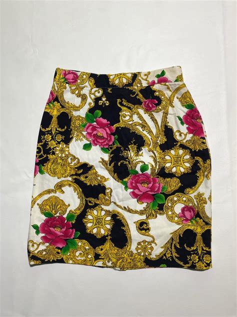 Bauhinia Skirt Versace Design Womens Fashion Bottoms Skirts On