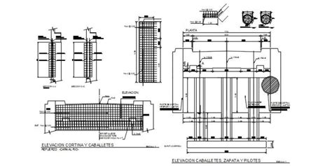 Detailed 2d Cad Blocks For Rcc Construction Units In Dwg File