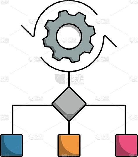 流程矢量图标设计、m和a符号、企业财务标识、