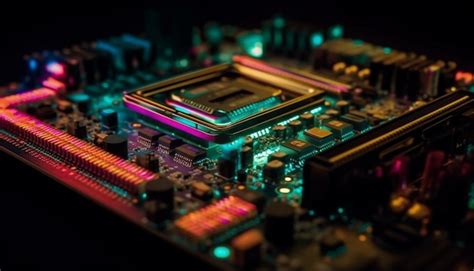 Premium Ai Image Complex Circuit Board Shows Intricate Computer