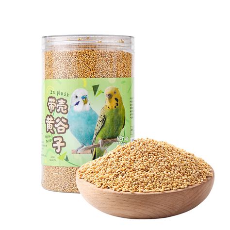 Randm带壳谷子鸟粮850g中小型鹦鹉饲料虎皮玄凤牡丹鸟食约1200ml 虎窝淘