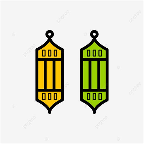 Simple Design Of Islamic Ramadan Lantern Vector Islamic Ramadan Icon