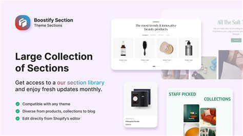 Boostify Sections Customizable Theme Sections No Code Boost Sales
