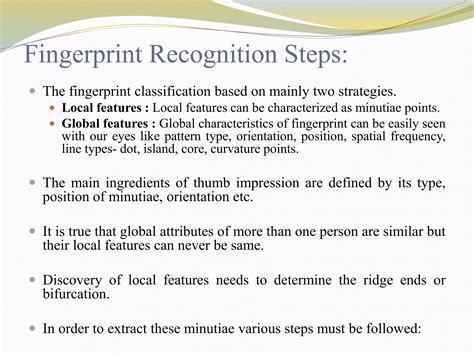 Fingerprint Recognition Using Principle Component Analysispca