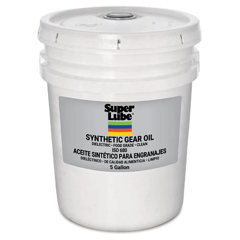 Super Lube Synthetic Gear Oil Iso 680 Sku 54605 Size 5 Gallon