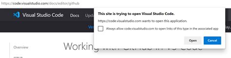 Github Extension Link Issue Issue Microsoft Vscode Docs GitHub