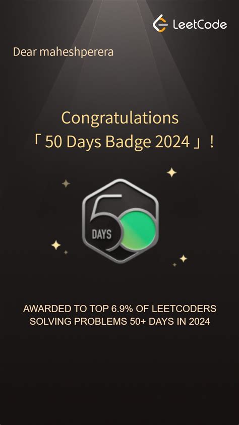 Mahesh Perera On Linkedin Leetcode Codingchallenge Programming