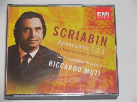 Cd3枚 Alexander Scriabin 交響曲全集 Muti指揮 The Philadelphia Orchestra交響曲｜売買