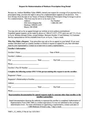 Anthem Predetermination Form Complete With Ease AirSlate SignNow