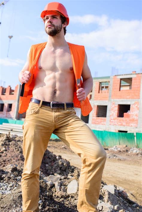 Man In Vest Muscular Body Man Denim Style Summer Male Fashion