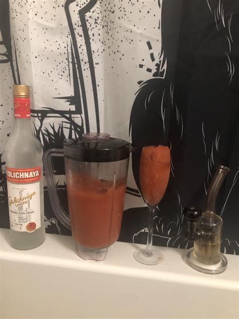 100 Proof Whiskey X Weed Infused Strawberry Punch Stoli Hard