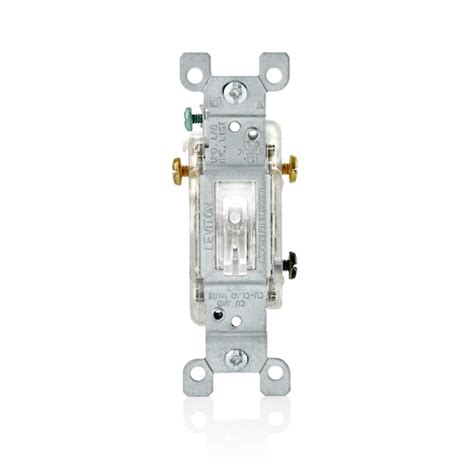 Leviton Triple Rocker Switch White The Home Depot Canada