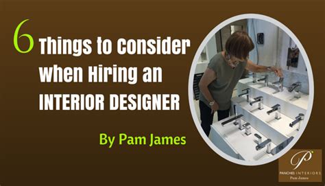6 Things To Consider When Hiring An Interior Designer