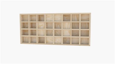 Small Schroeder Diffuser Model Turbosquid 2250654