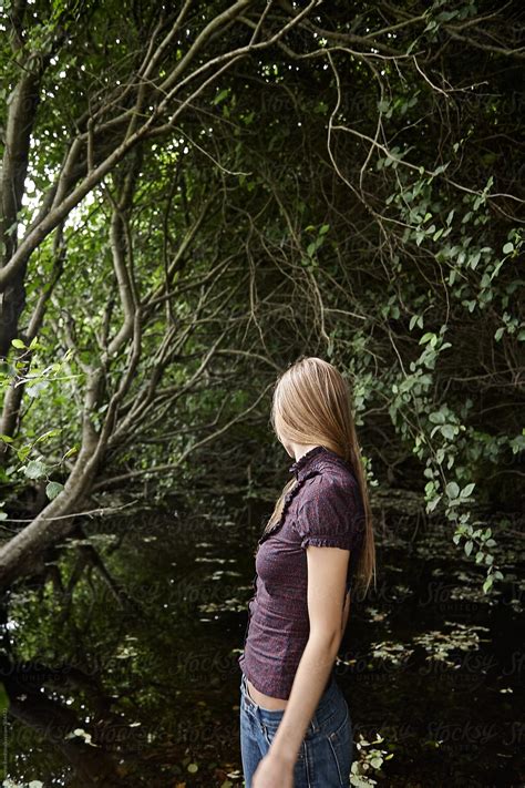 Beautiful Woman Relaxing Nature In California By Stocksy Contributor