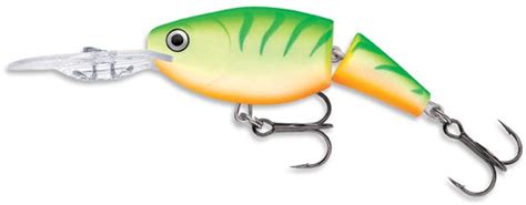 Rapala Jointed Shad Rap Jsr 5 Cm Gtu Green Tiger Uv Color Darkagelures