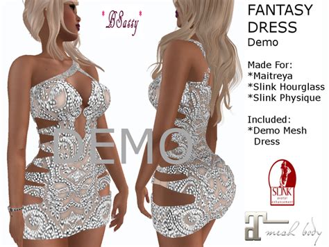 Second Life Marketplace Bsassy Fantasy Dress Demo