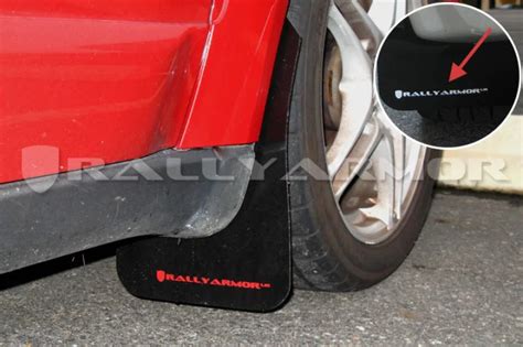 Rally Armor Black Ur Mud Flap Wwhite Logo Fits 2005 2009 Subaru