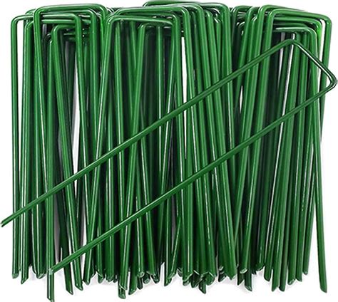 6 Inch Garden Stakes Galvanized Landscape Staples U Type