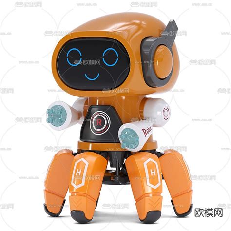 智能机器人3d模型下载 Id12247876 3dmax免费模型 欧模网