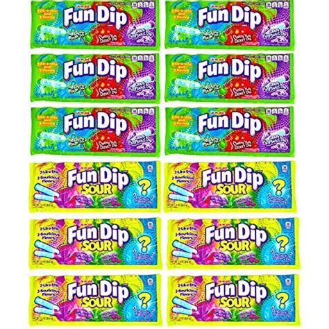 Ferrara Fun Dip Candy Bulk Variety Pack 1 4 Ounce Sour And Classic