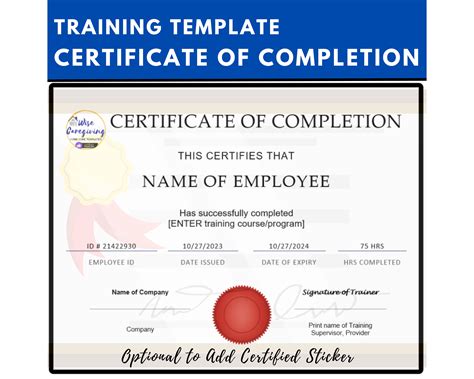 Hipaa Training Certificate Template