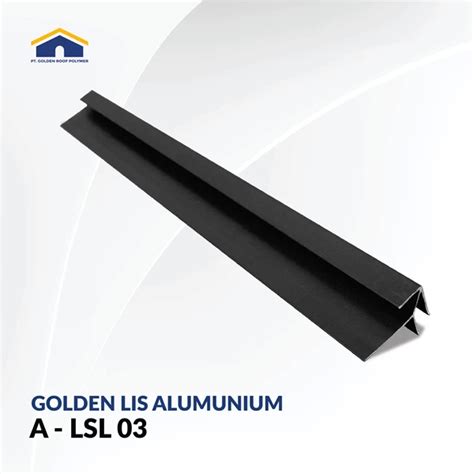 Jual Golden Lis Alumunium A Lsl 03 Lis Siku Luar Lis Partisi Pvc Lis Wallboard Lis Alumunium