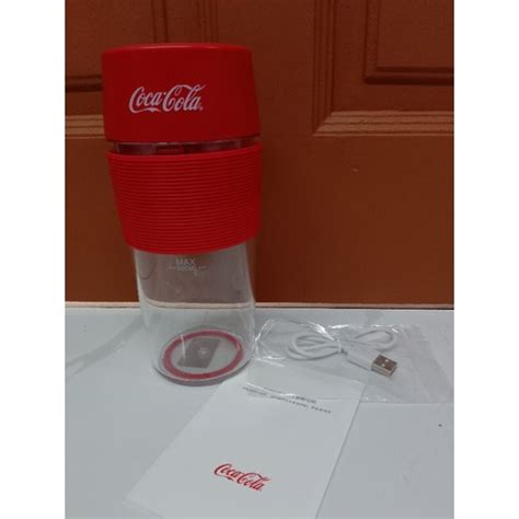Coca Cola Coke 300ml Rechargeable Blender Glass Shopee Malaysia
