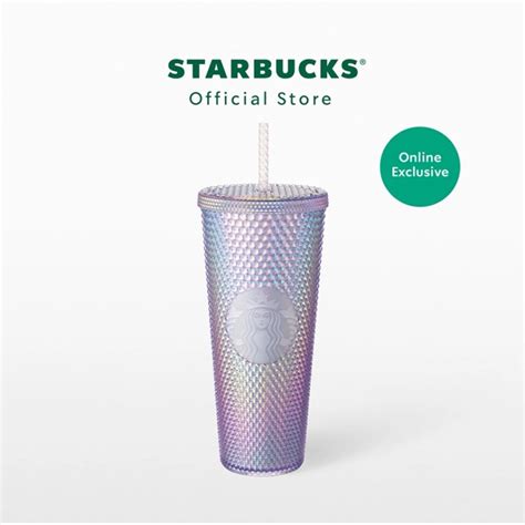 Starbucks Bling Iridescent Cold Cup 24oz ทัมเบลอร์สตาร์บัคส์พลาสติก
